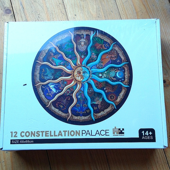 Zodiac | Other | 2 Zodiac Horoscope Constellation Palace 100pc Jigsaw ...